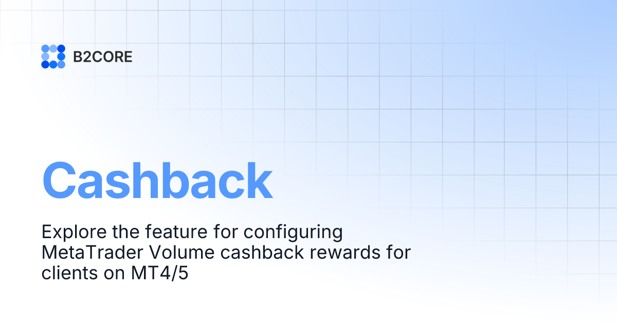Cashback | B2CORE docs